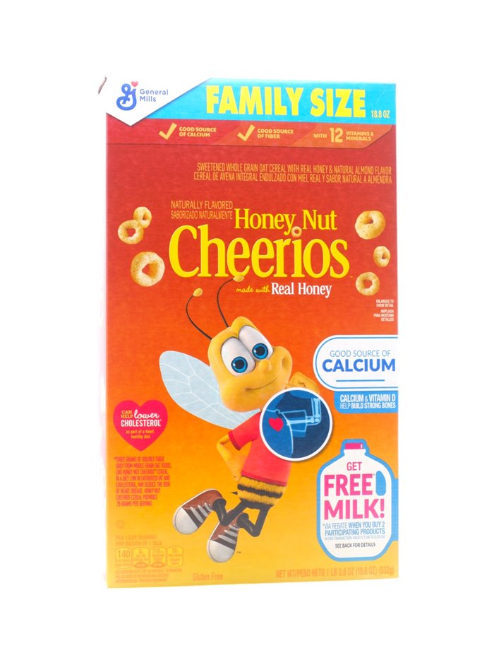 General Mills Honey Nut Cheerios - 18.8 oz. (Case of 14) - Sell by ...