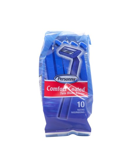 32510 - Personna Blue (Men) Doble Edge Razors- 10ct - Box: - Loc: K12