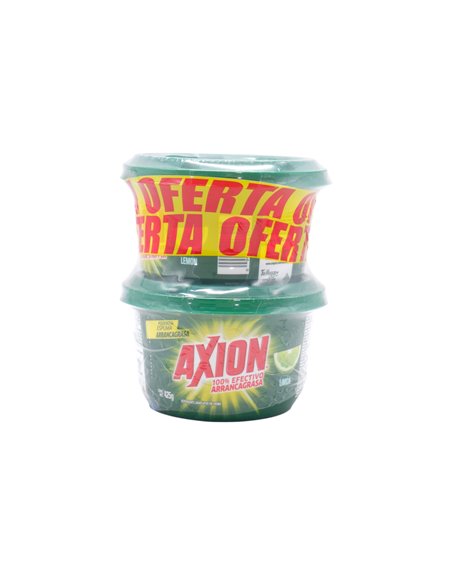 Axion DishW Paste Limon 2pk- 425g - Sell by: Pkg (2) - Loc: