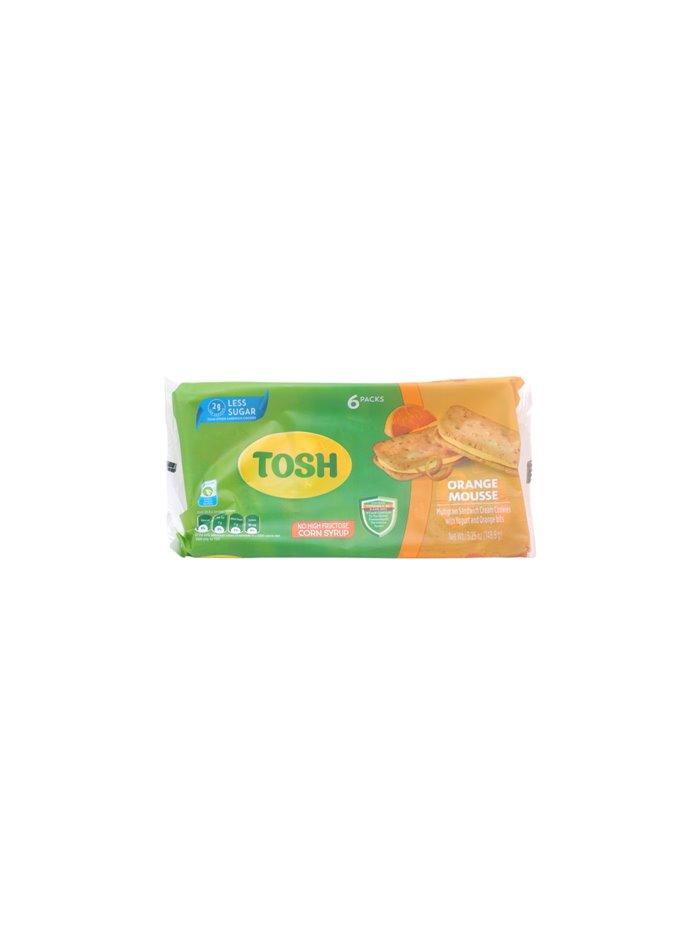 Tosh Orange Mousse. 6ct-5.25oz. (Case Of 20) - Sell by: Pkg - Loc: N13