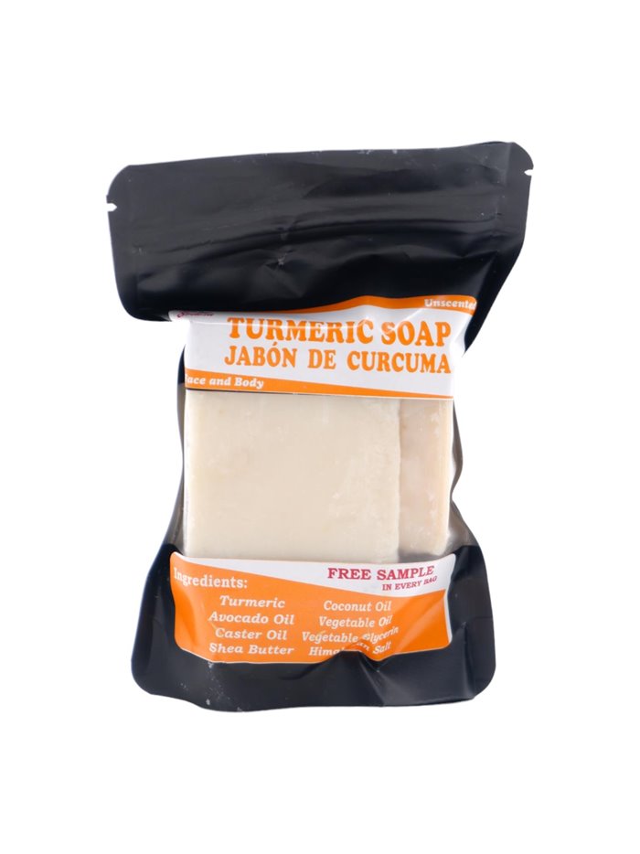 Piel Sedosa. Jabon De Curcuma Unscented. (Turmeric Soap) - 4.5 oz ...